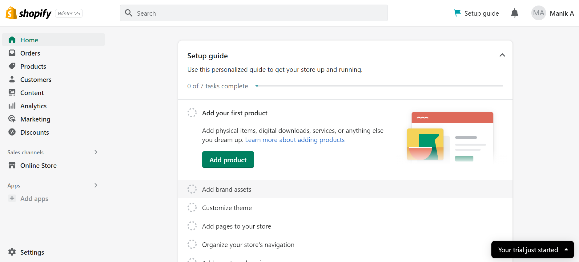 A Step-by-Step Guide to Setting Up Your First Basic Store on Shopify | Workiy